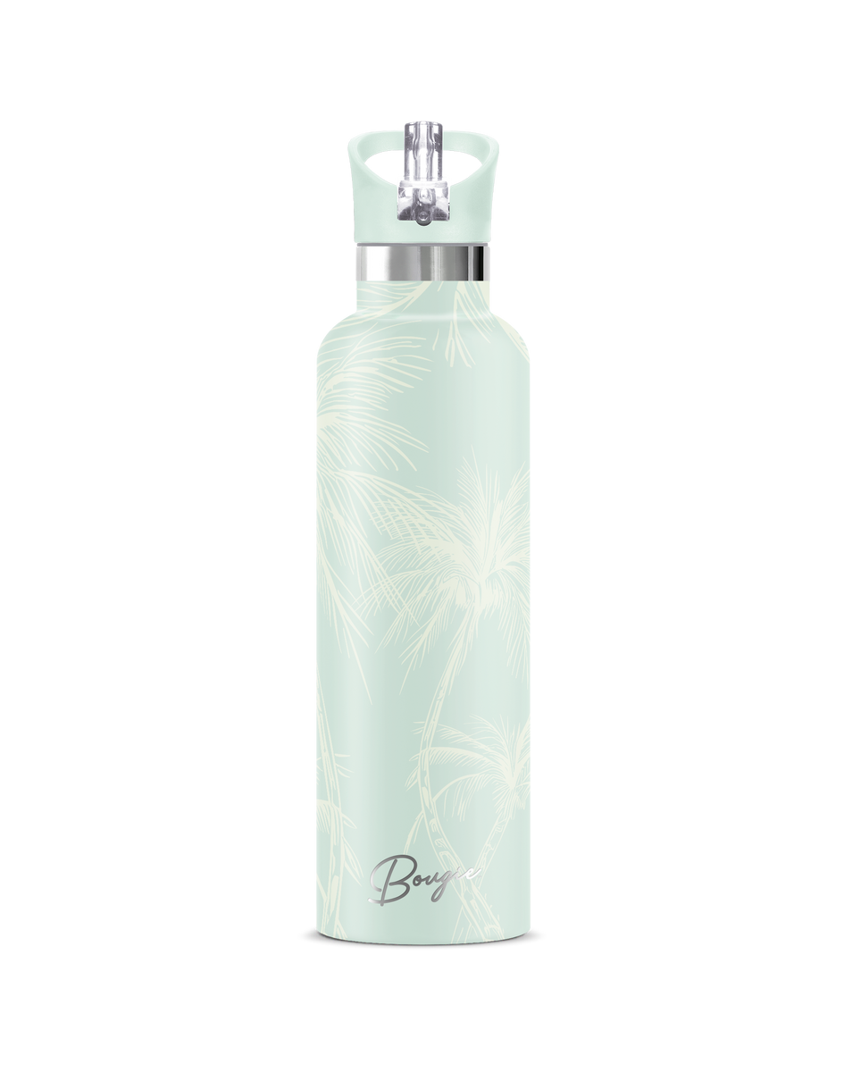 La Palmera V 25 oz Insulated Water Bottle Flip'n' Sip Lid: Gift Tube ...